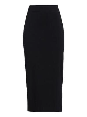 Fabiana Filippi Virgin Wool Blend Midi Skirt - Black