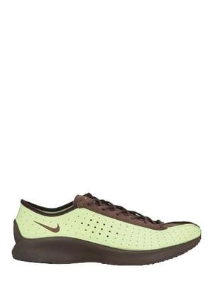 Nike Lime Leather And Textile Fiber Low-top Sneakers - Green