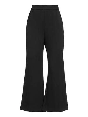 MEIMEIJ High-waisted Flared Track Pants - Black