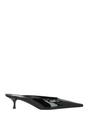 Victoria Beckham Pointed Toe Mules - Black