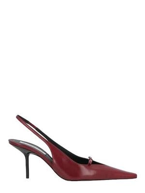 Victoria Beckham Kidskin Slingback Pumps - Red