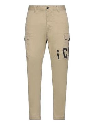 Dsquared2 Cotton Elastane Gabardine Pants - Beige