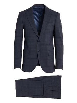 TOMBOLINI Suit Midnight Size Wool - Blue