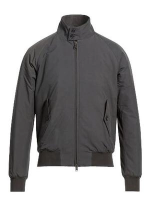 BARACUTA Cotton Polyester Harrington Jacket - Grey
