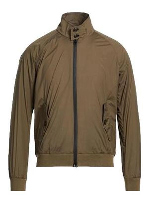 BARACUTA Harrington Jacket In Military Nylon And Polyurethane - Green