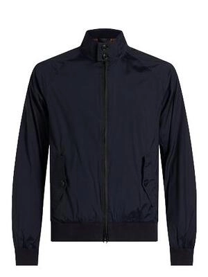 BARACUTA Baracuta Harrington Jacket In Military Nylon And Polyurethane Navy