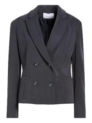 KAOS Dark Double-breasted Modal & Polyester Blazer - Navy