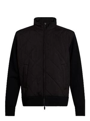Paul & Shark Quilted Virgin Wool And Polyester Jacket - Black