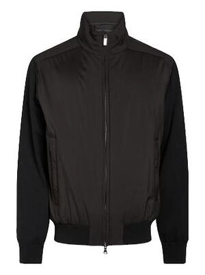 Paul & Shark Virgin Wool And Polyester Jacket - Black