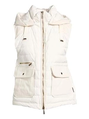 MOORER Vest Size Polyester, Cotton - Ivory