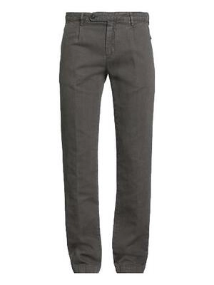 Massimo Alba Cotton And Hemp Chino Pants - Brown