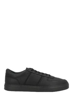 Hogan Leather Slip-on Sneakers - Black