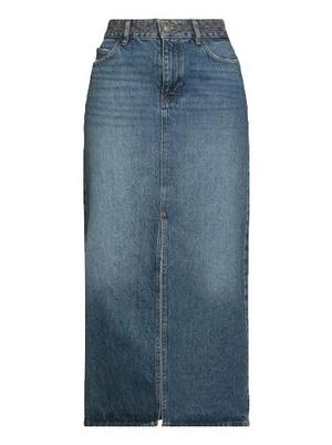 Ba&sh Denim Maxi Skirt - Blue