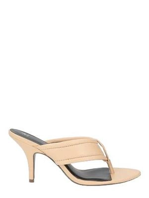 Patrizia Pepe Leather Thong Sandals With Stiletto Heel - Blush