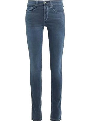 Rag & Bone Skinny Jeans In Dark Wash Denim - Blue