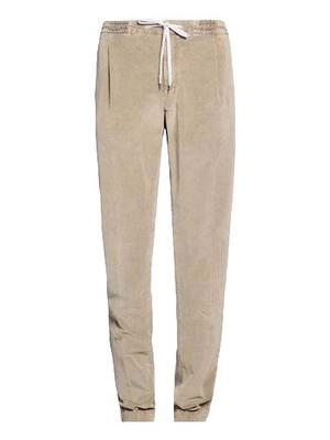 PT TORINO Taupe Cotton Lyocell Blend Pants - Grey