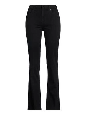 7 For All Mankind Bootcut Twill Stretch Pants - Black