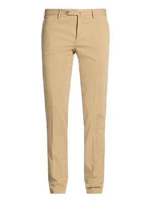 PT TORINO Moleskin Stretch Cotton Trousers - Camel