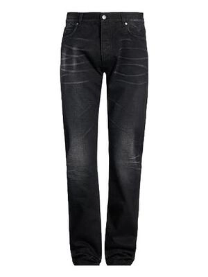 THE BIG WHITE BLUE Cotton Straight-leg Jeans - Black