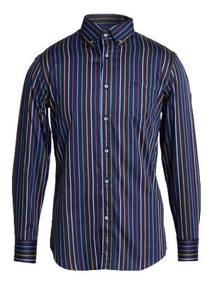 Paul & Shark Shirt Size Cotton - Navy