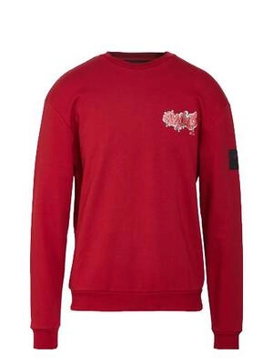 Peuterey Crewneck Long Sleeve Sweatshirt - Red