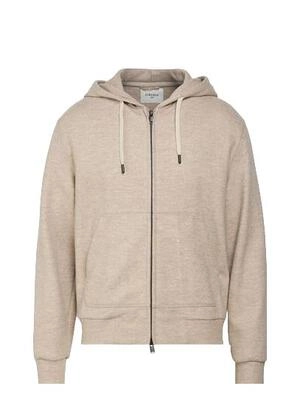 CIRCOLO 1901 Virgin Wool Zip-up Hoodie - Grey