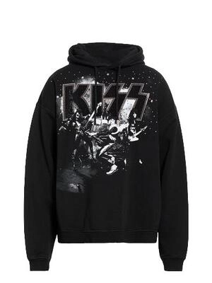 Dsquared2 Fleece Hooded Sweatshirt - Black