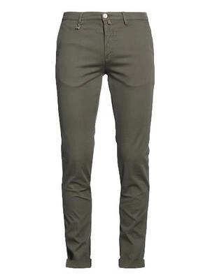 BARBATI BARBATI Military Green Cotton Stretch Chino Pants