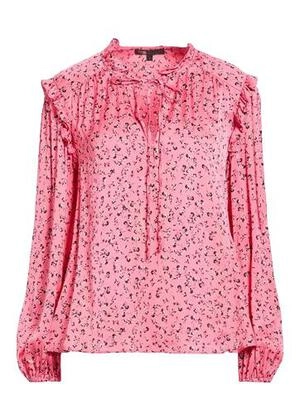 Maje Viscose Floral-print Blouse - Pink