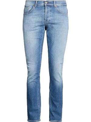 DONDUP Organic Cotton & Recycled Elastane Tapered Jeans - Blue