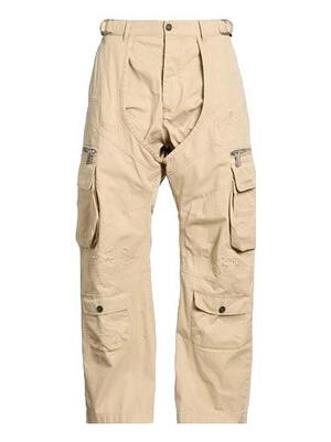 Dsquared2 Sand Cotton Cargo Pants - Beige