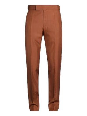 TOM FORD Tailored Silk Trousers - Brown