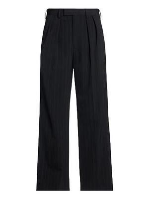 Gant Tailored Pinstriped Wool Blend Trousers - Blue