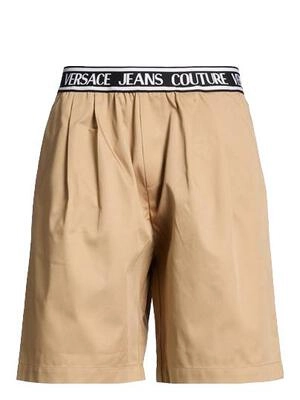 VERSACE Versace Jeans Couture Camel Polyester Cotton Blend Shorts