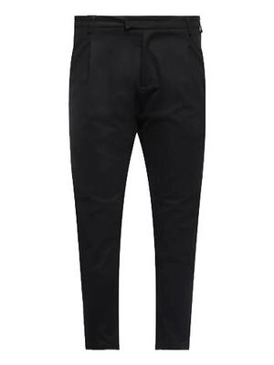 LOW BRAND Cotton Elastane Gabardine Pants - Black