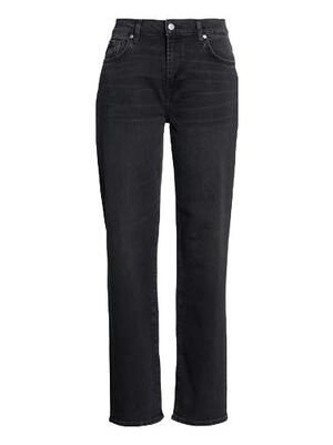 7 For All Mankind Straight Leg Jeans - Black