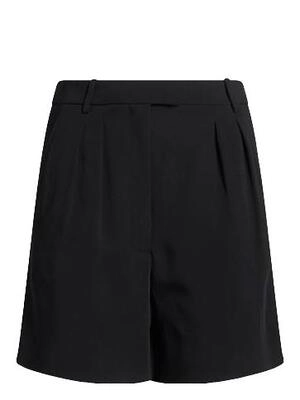 Moschino High Waisted Crepe Shorts - Black