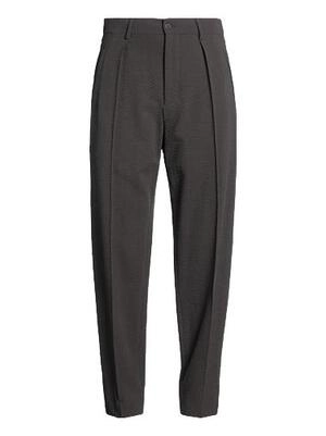 GIORGIO ARMANI GIORGIO ARMANI Charcoal Virgin Wool, Cashmere, Elastane Chino Pants