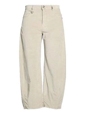 HIGH HIGH Light Grey Cotton, Modal, Elastane Tapered Pants