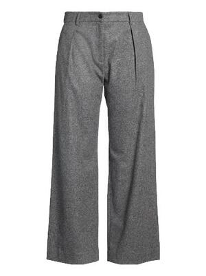 Antonelli Firenze Wool, Polyamide, Silk, And Elastane High-waisted Wide-leg Pants - Grey