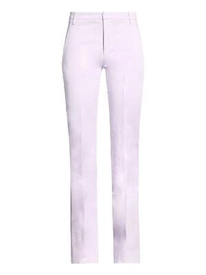 DONDUP Lilac Cotton Elastane Flared Pants - Purple