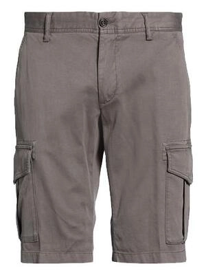 Paul & Shark Cotton Elastane Cargo Shorts - Grey