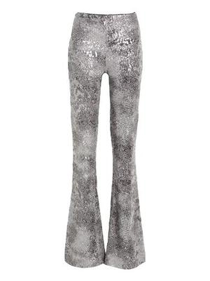 Iceberg Flared Sequin Pants - Silver