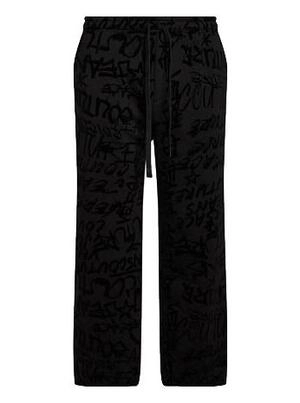 Versace Pants Size Cotton - Black