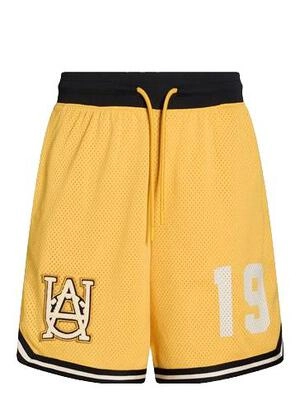 Under Armour Mustard Polyester Athletic Shorts - Yellow