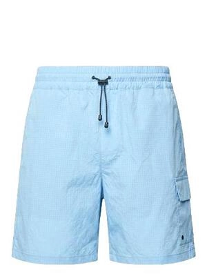 SPIEWAK Dark Nylon Athletic Shorts - Blue