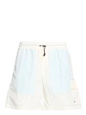 SPIEWAK Dark Nylon Athletic Shorts - White