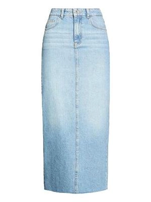 Patrizia Pepe Denim Pencil Skirt - Blue
