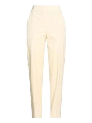 Agnona Cotton, Cashmere, And Elastane Straight-leg Pants - Cream