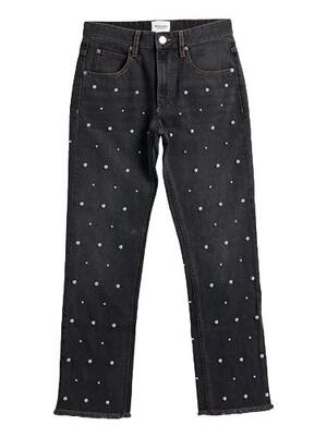 MARANT ETOILE Charcoal Cotton Jeans - Grey